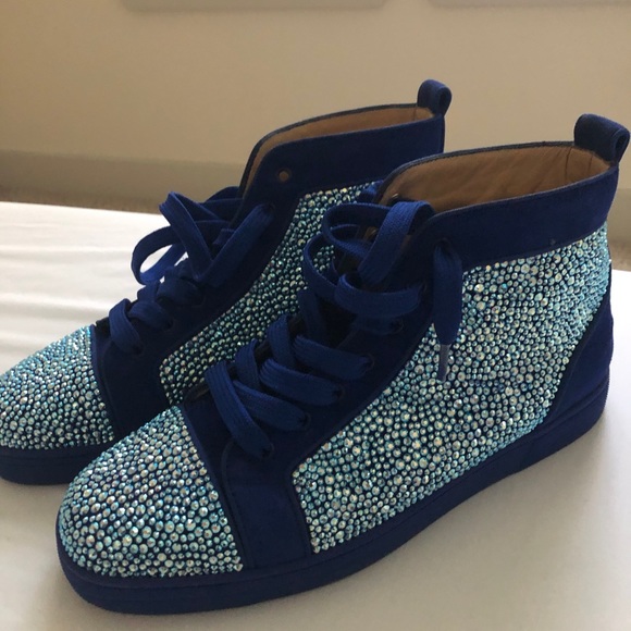 Christian Louboutin | Shoes | Christian Louboutin Blue Louis Trainers ...